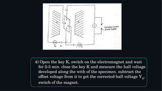 Hall Effect Experiment | PDF
