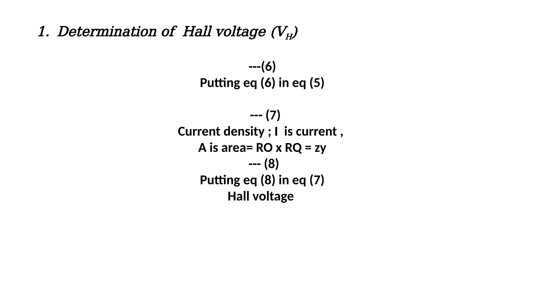 Hall effect of conducting materials.pptx