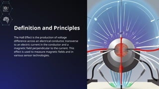 Hall Effect and various its applications | PPTX