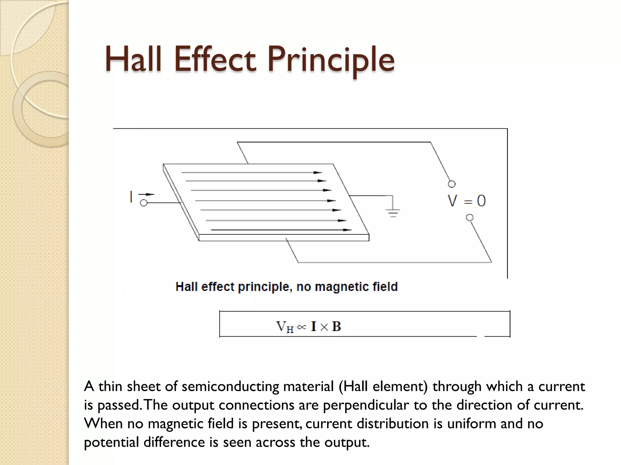 Hall effect and sensors | PPTX