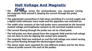 Hall Effect group 2.pptx this ppt explains about the hall effect in ...