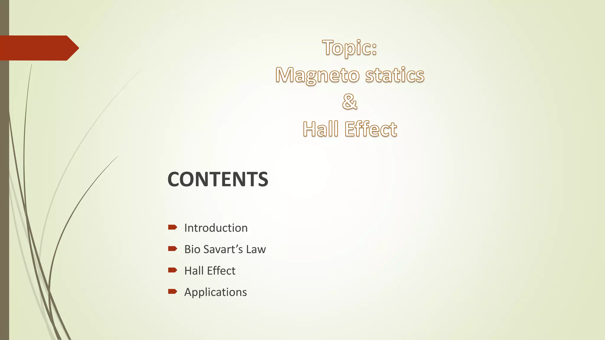 Hall effect | PPTX | Physics | Science