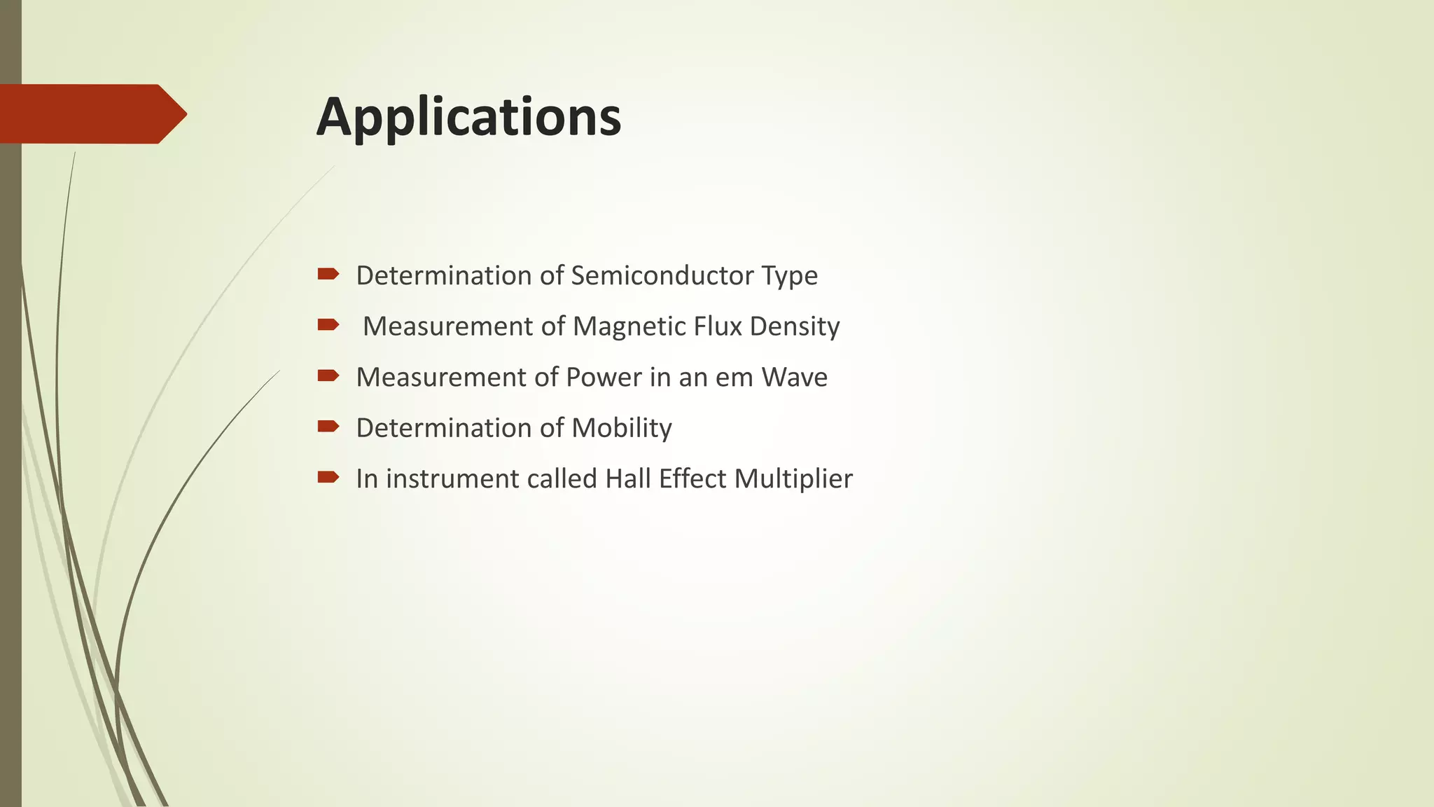 Hall effect | PPTX | Physics | Science