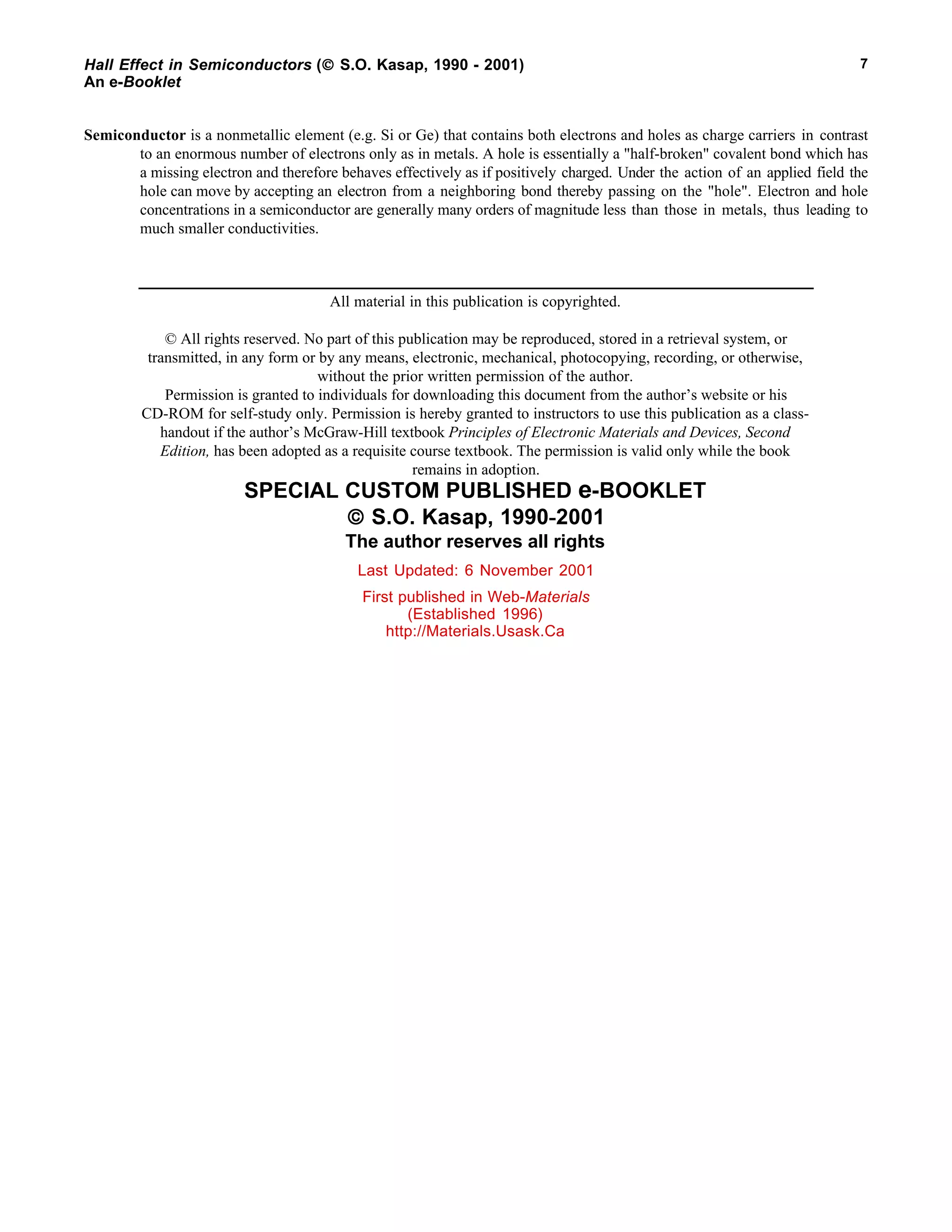 The Hall Effect | PDF