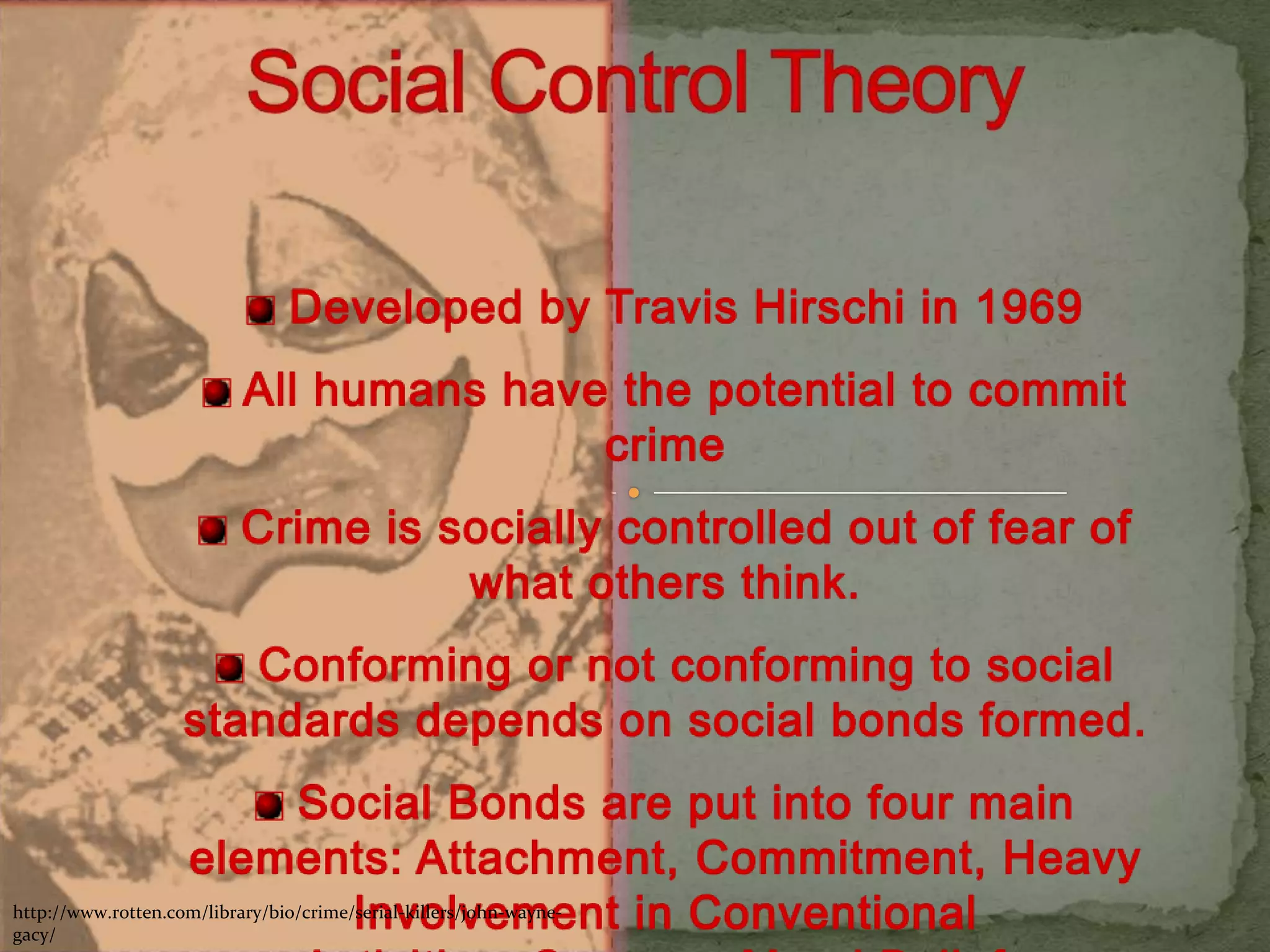 Hall Elizabeth Unit 9 Social Control Theory And Behavior Trait Theory ...