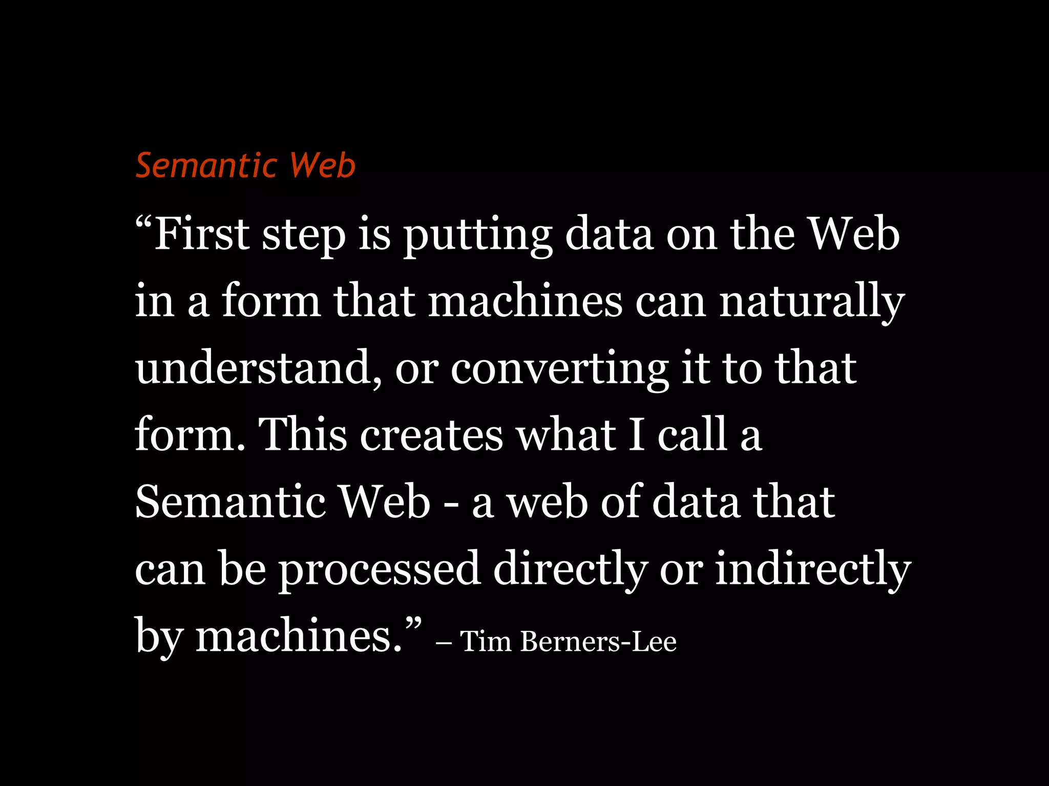 A Semantic Data Model For Web Applications Ppt