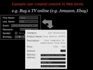 Interacting with Linked Data via semantically annotated widgets | PPTX