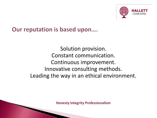 Hallett Consulting Ppt24092010 | PPSX