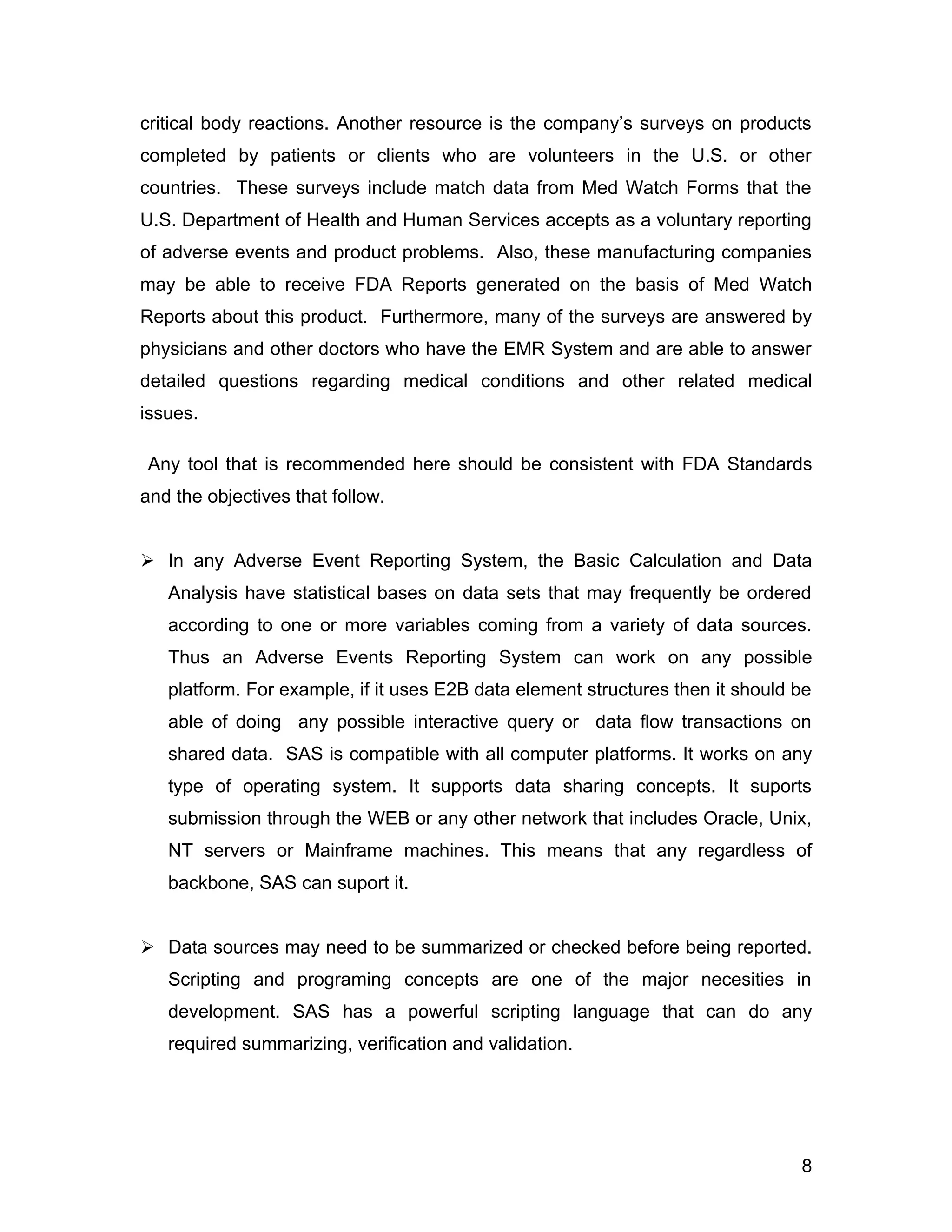 Standardization of “Drug Safety” Reporting Applications-doc file | DOC