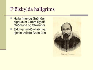 Hallgrimur Petursson Albert | PPT