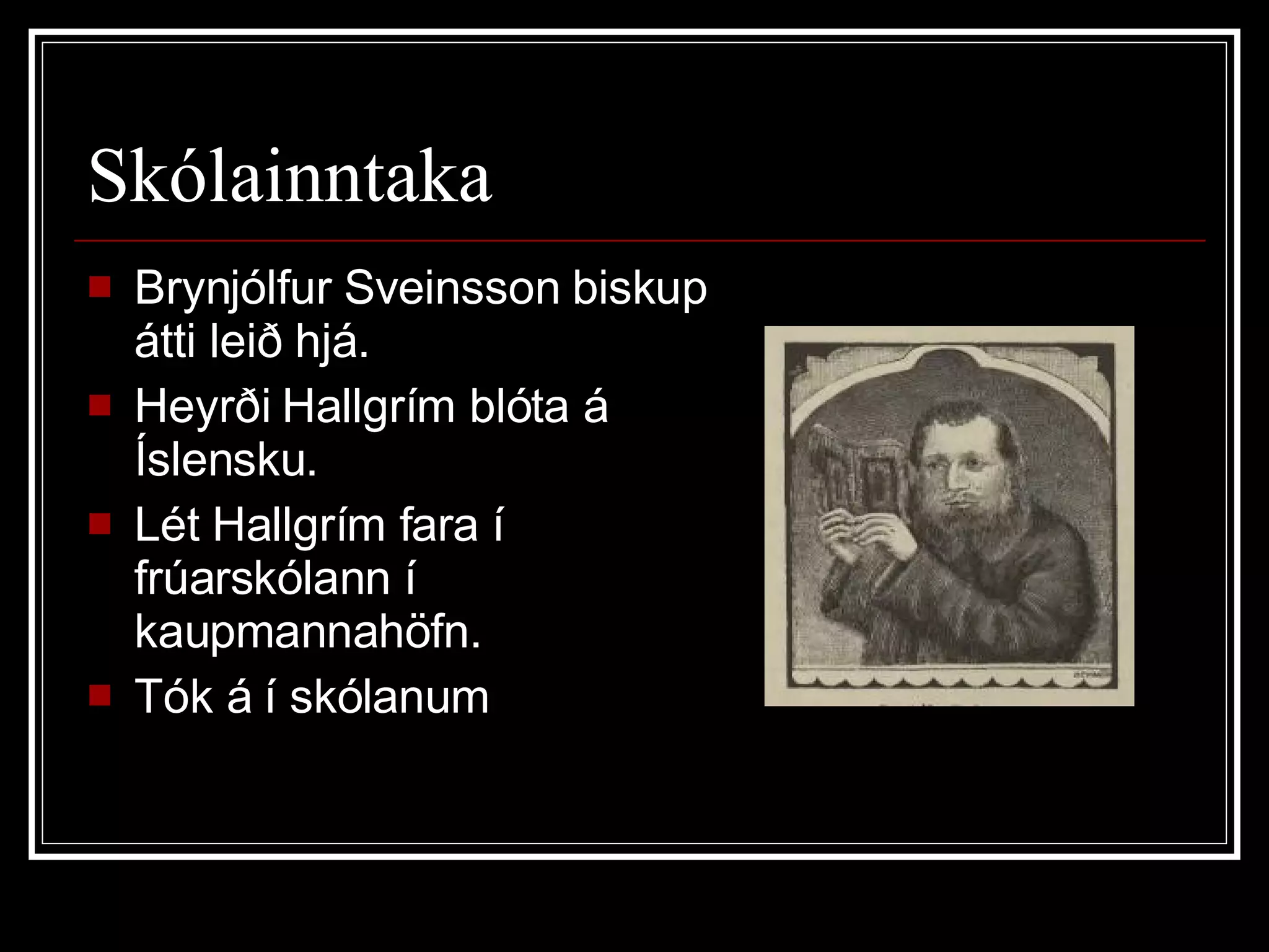 Hallgrimur Slideshow | PPT