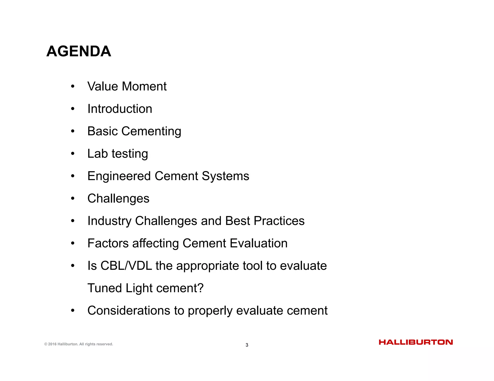 Halliburton cementing presentation | PDF