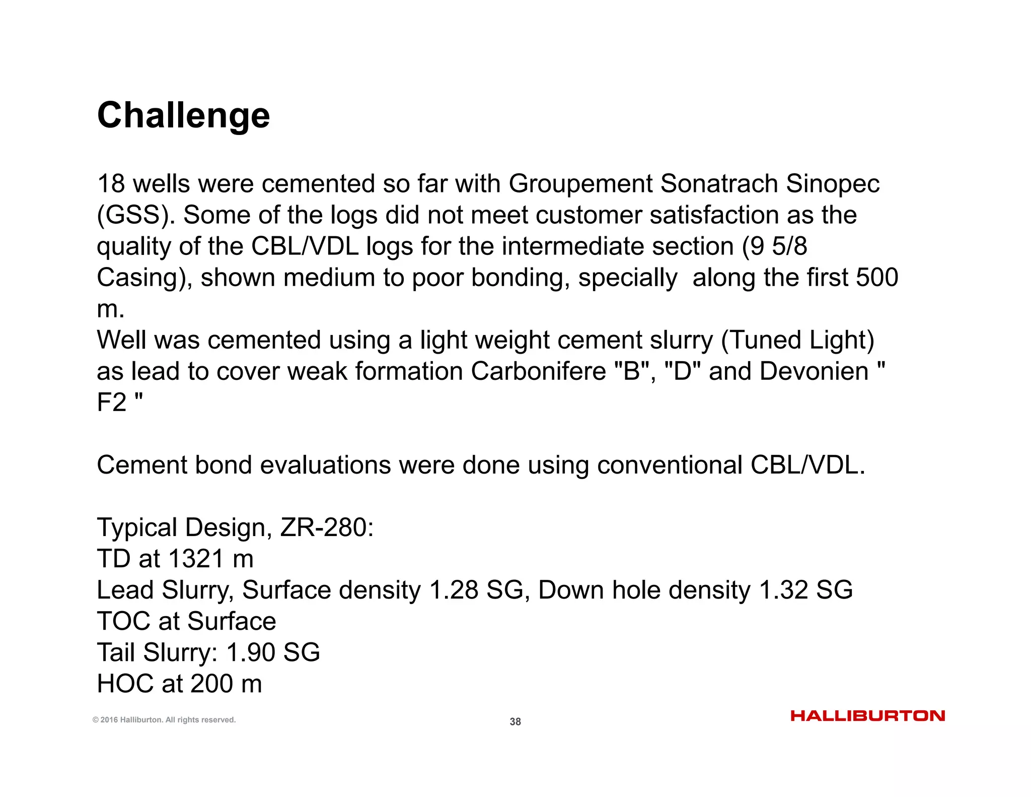 Halliburton cementing presentation | PDF