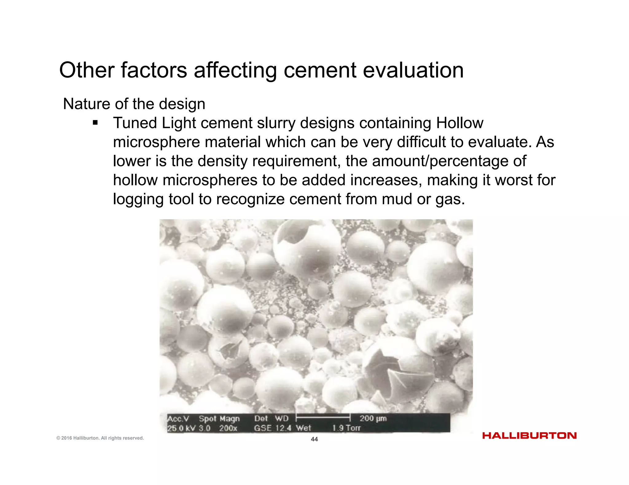 Halliburton cementing presentation | PDF