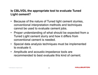 Halliburton cementing presentation | PDF