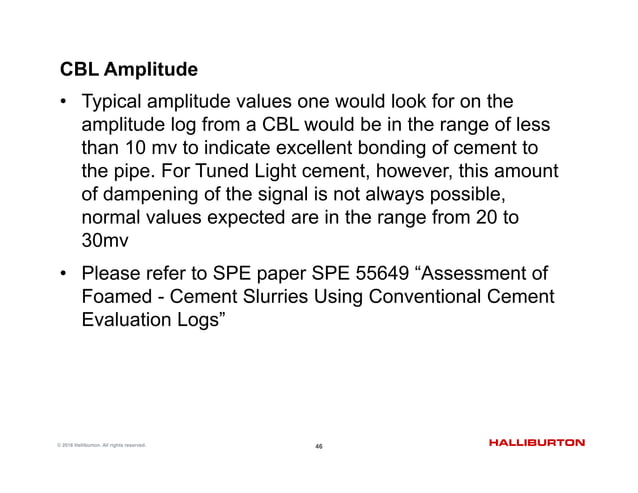 Halliburton cementing presentation | PDF | Civil Engineering Industry ...