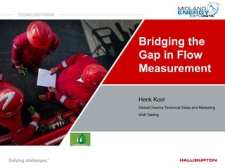Bridging the Gap in Flow Measurement | PDF