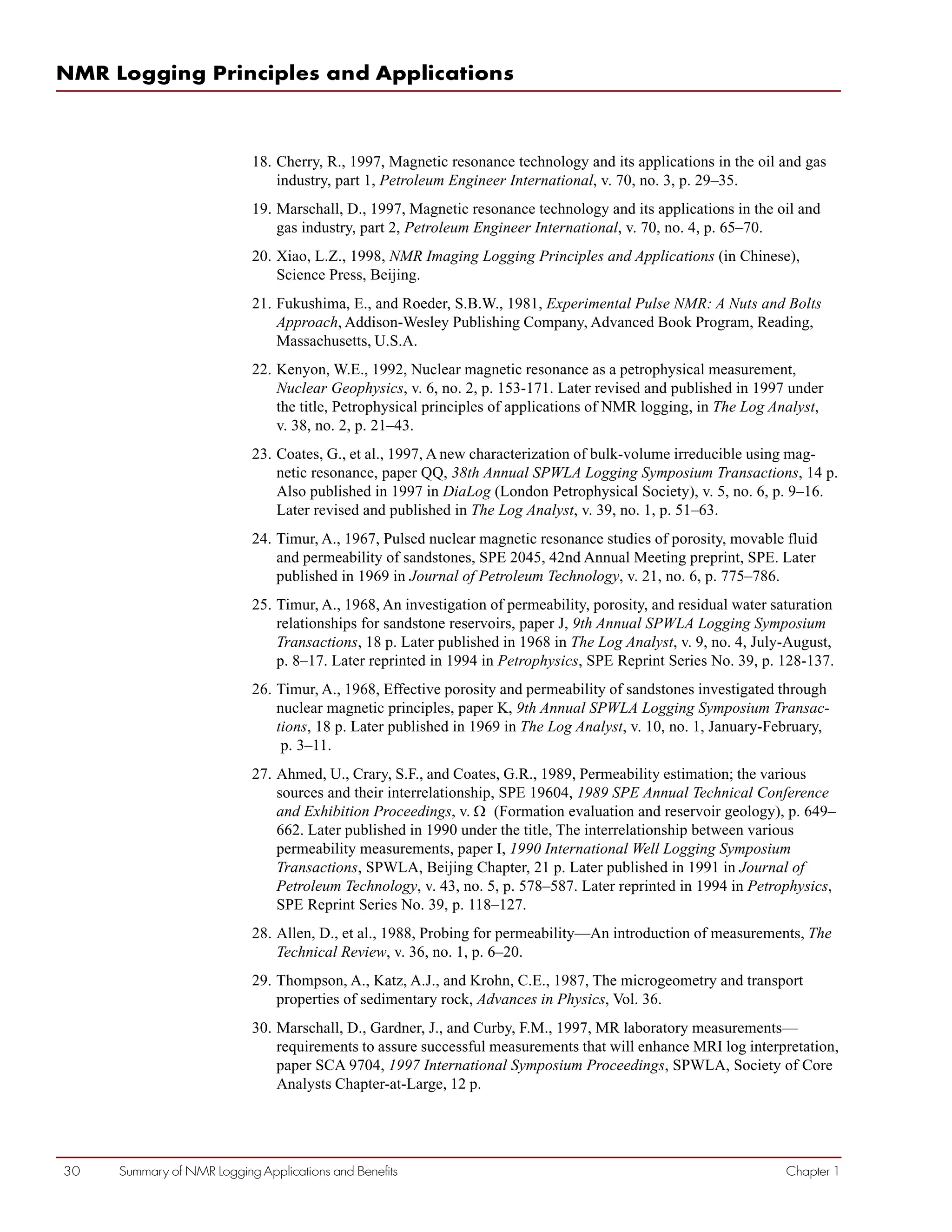 NMR & logging principles-and-applications by halliburton | PDF