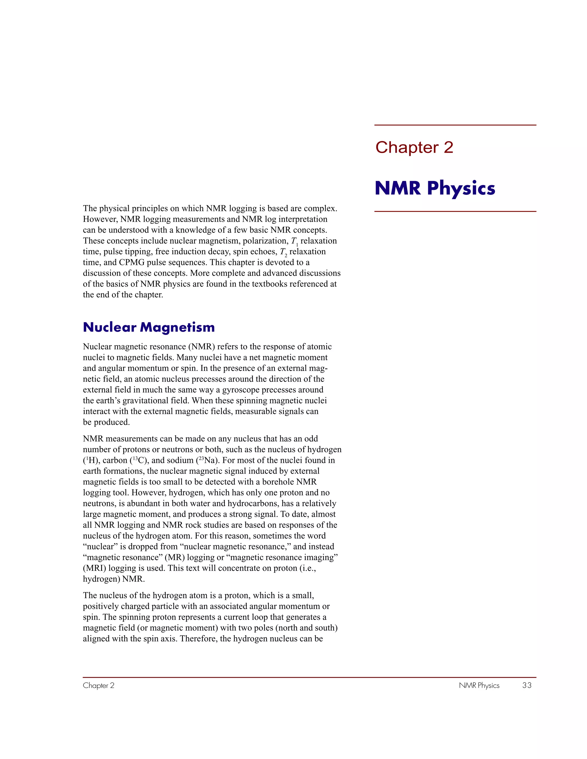 NMR & logging principles-and-applications by halliburton | PDF