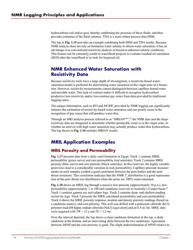 NMR & logging principles-and-applications by halliburton | PDF