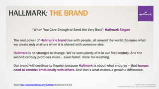 Hallmark Emotional Branding Study | PPT