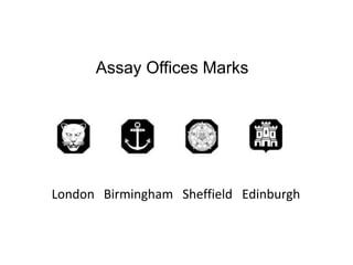 Hallmarks and Symbols for Precious Metals | PPTX