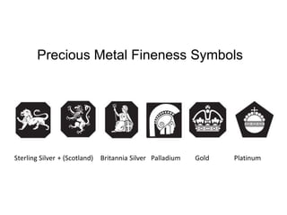 Hallmarks and Symbols for Precious Metals | PPT