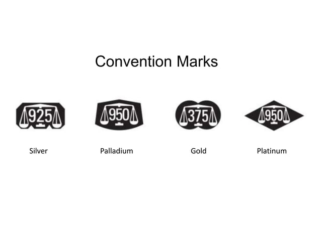 Hallmarks and Symbols for Precious Metals | PPT
