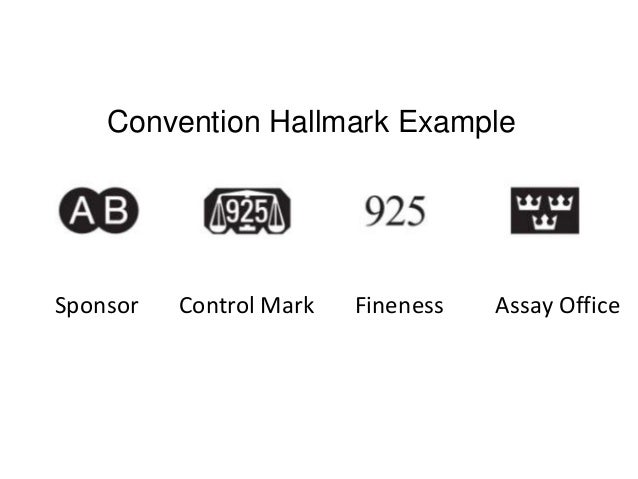 Hallmarks and Symbols for Precious Metals