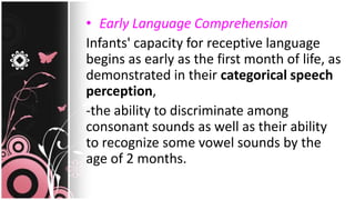 Hallmark of language development | PPTX