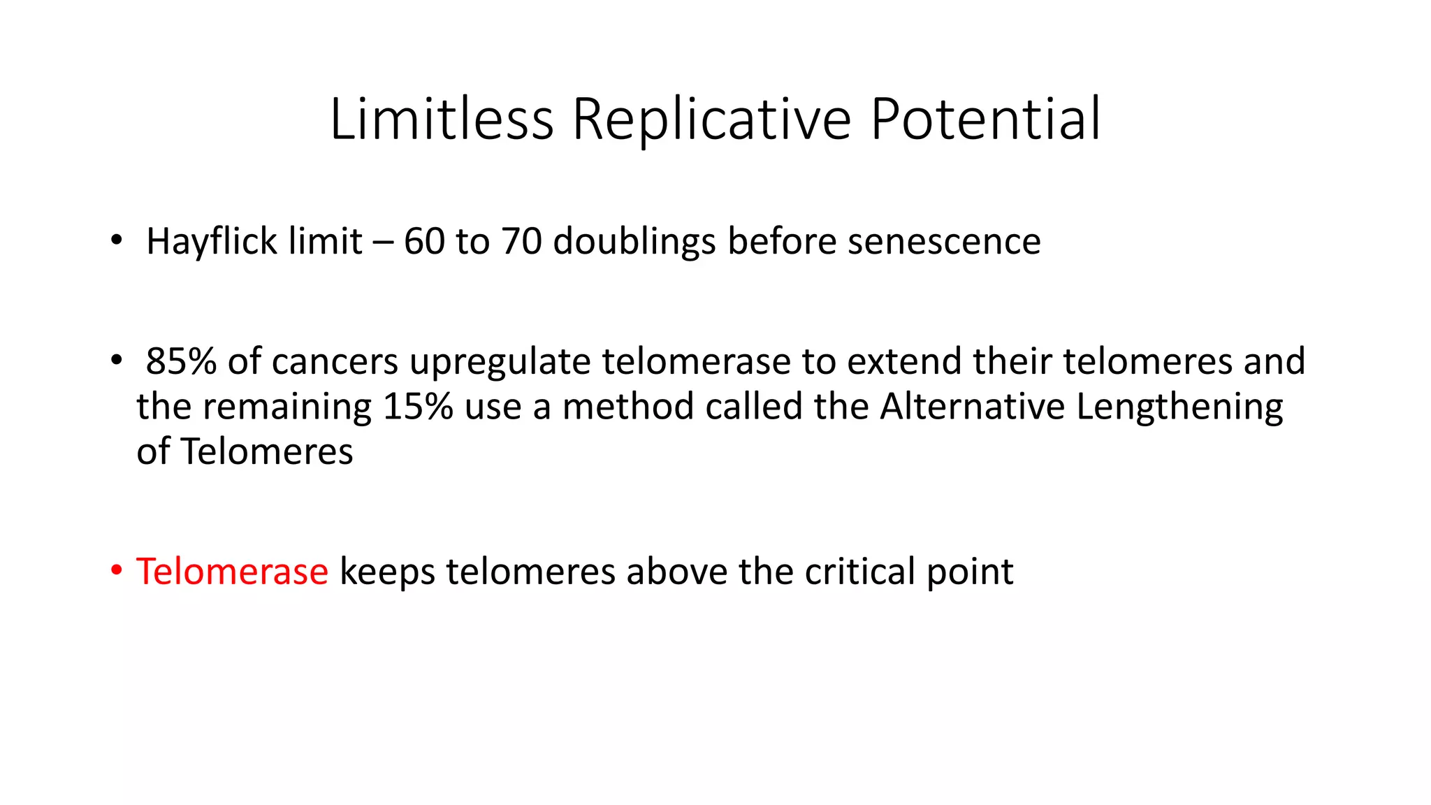 Hallmarks of Cancer - Classical vs Metabolic approach | PPTX