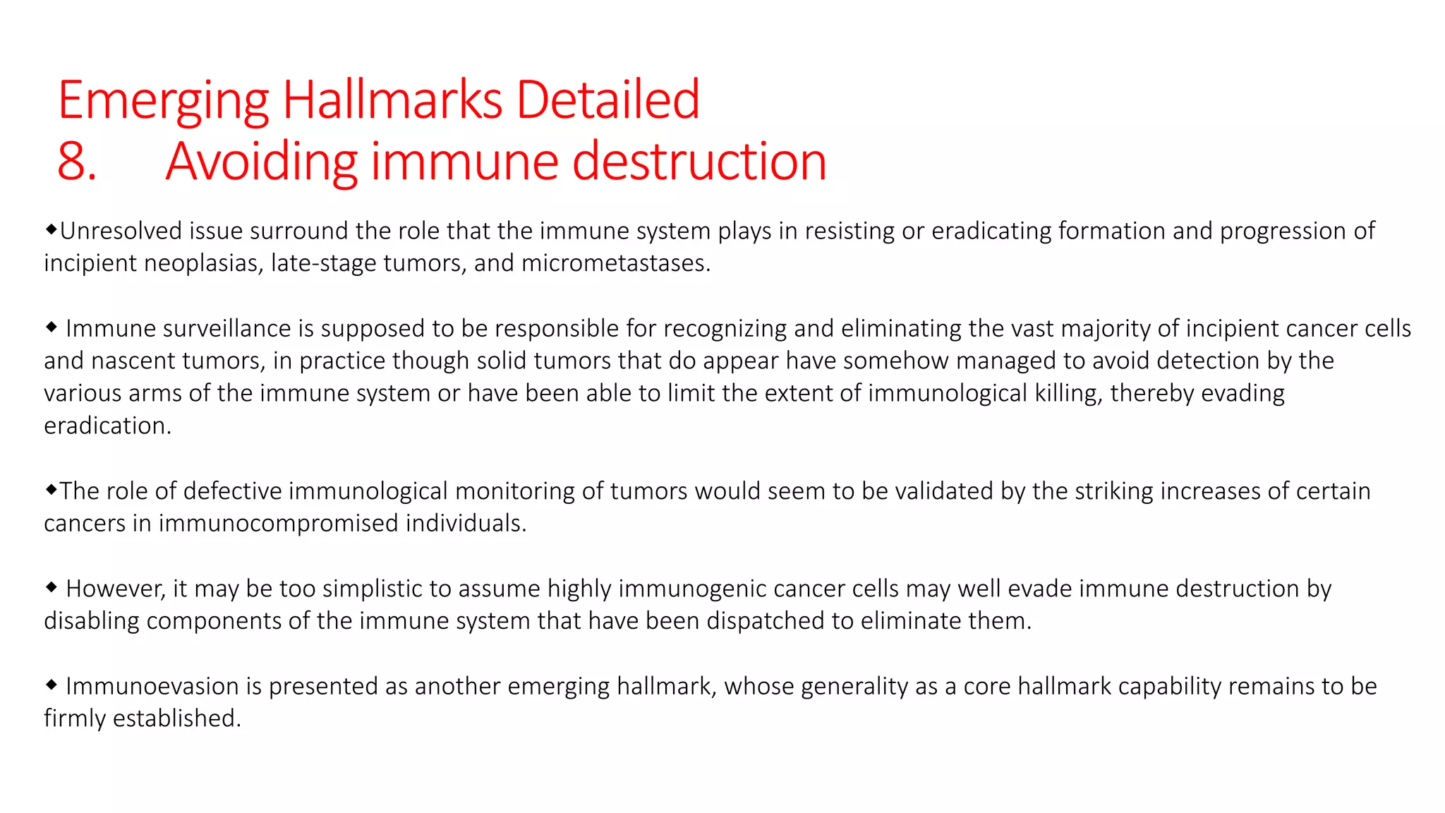 Hallmarks of Cancer | PPTX