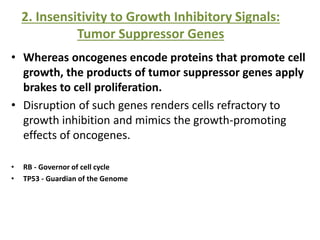 Hallmarks of cancer & its clinical aspects.ppt