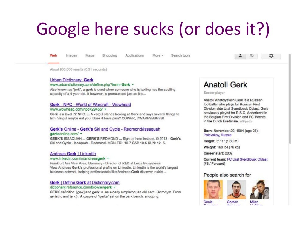 1 Definition Sucks So On