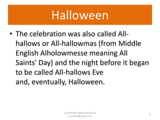 Halloween | PPSX | National & Civic Holidays | Holidays