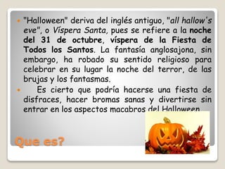 todo sobre halloween | PPTX