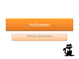 Halloween Picture Dictionary | PPT