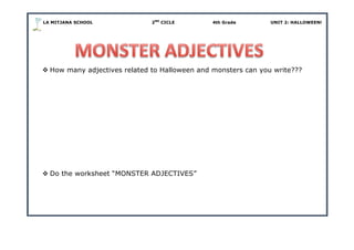 Halloween 4th grade | PPT