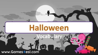 Halloween Vocabulary ESL | PPT