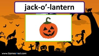 Halloween-PPT-frightening Vocabulary.pptx