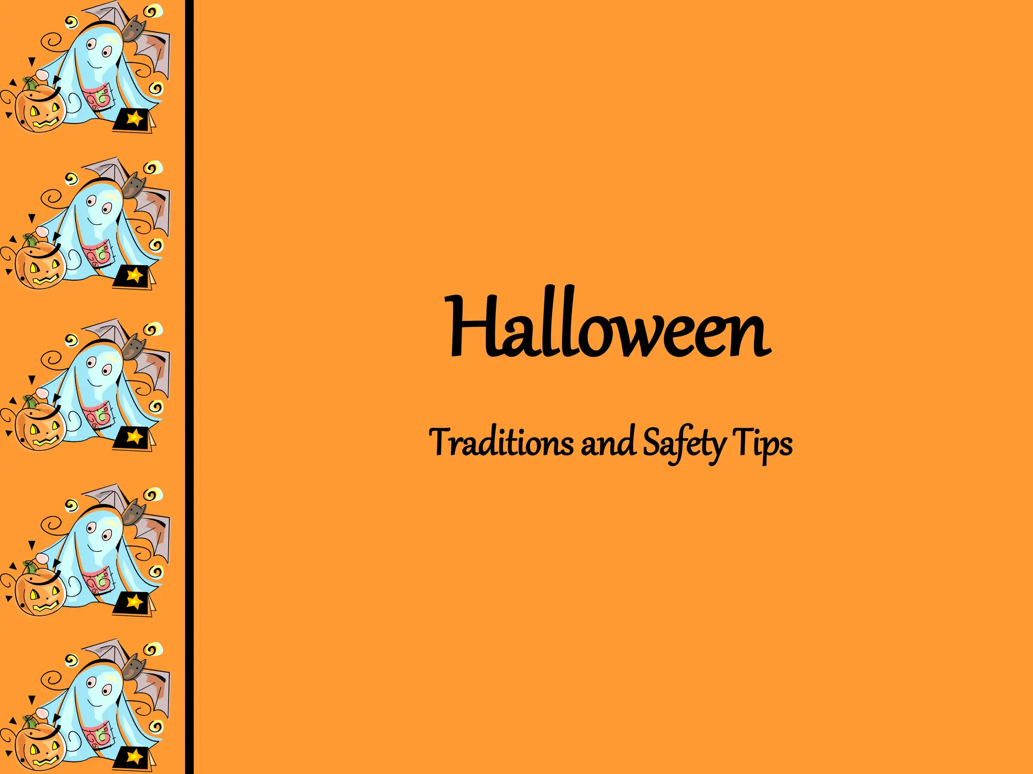 halloween safety presentation for little children | PPT