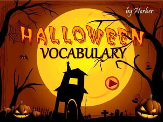 Halloween vocabulary-flashcards- | PPT