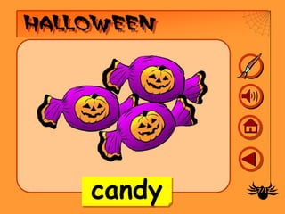 Halloween vocabulary-flashcards- | PPTX