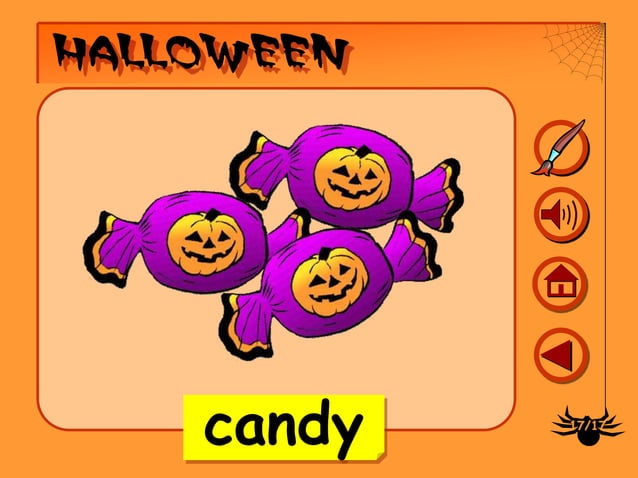 Halloween vocabulary-flashcards- | PPT