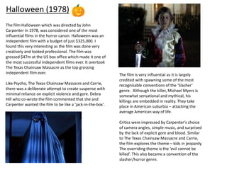 Halloween (1978) | PPTX