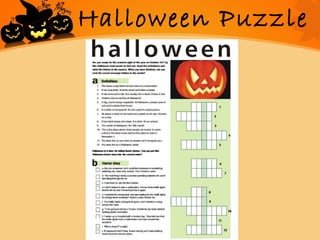 Halloween activity sheets | PPT