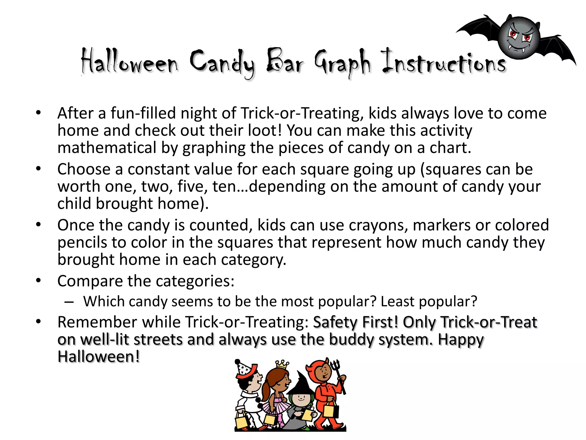 Halloween candy bar graph | PPT