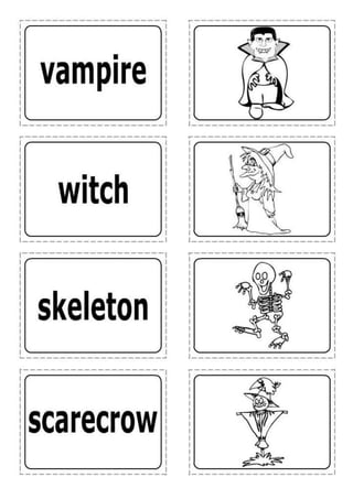 Halloween cards game | DOCX