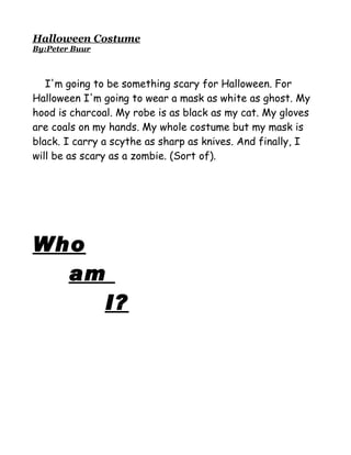 Halloween costume | DOC