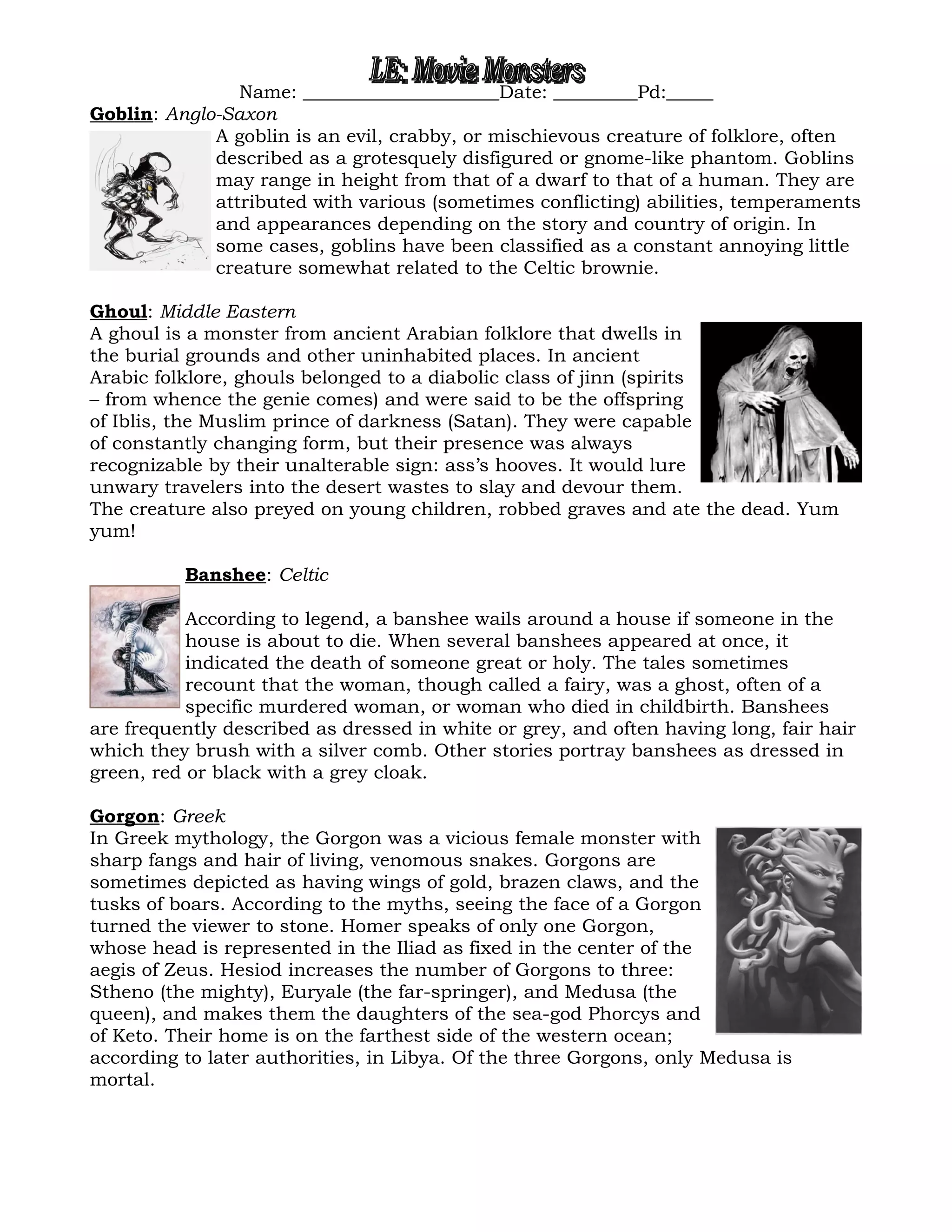 Halloween Creature Classification | DOC